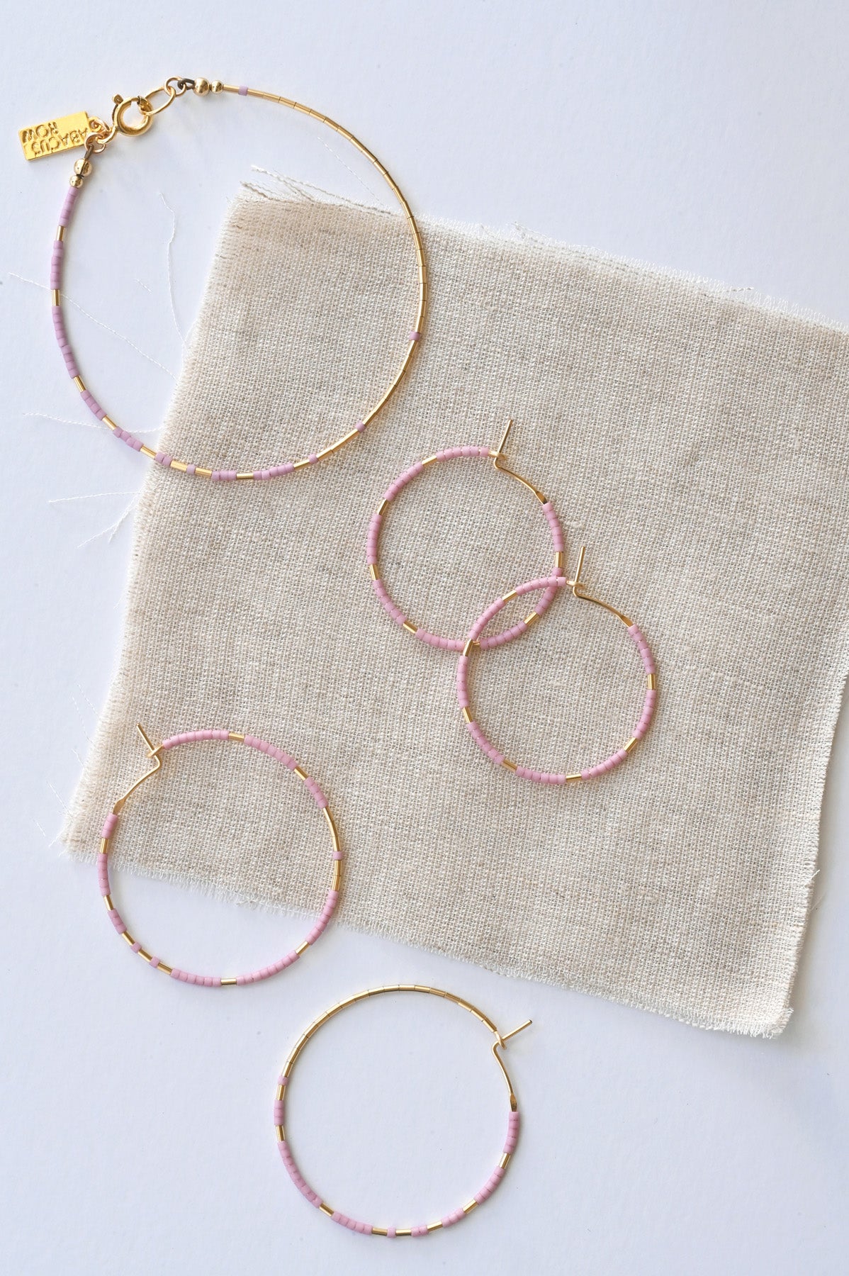 Pan Hoops in Blossom by Abacus Row Handmade Jewelry – Abacus Row ...