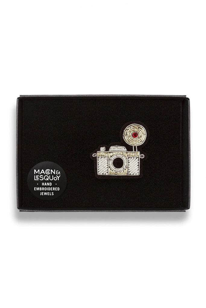 Silver Camera Brooch by Macon et Lesquoy at Abacus Row Jewelry | Abacus ...