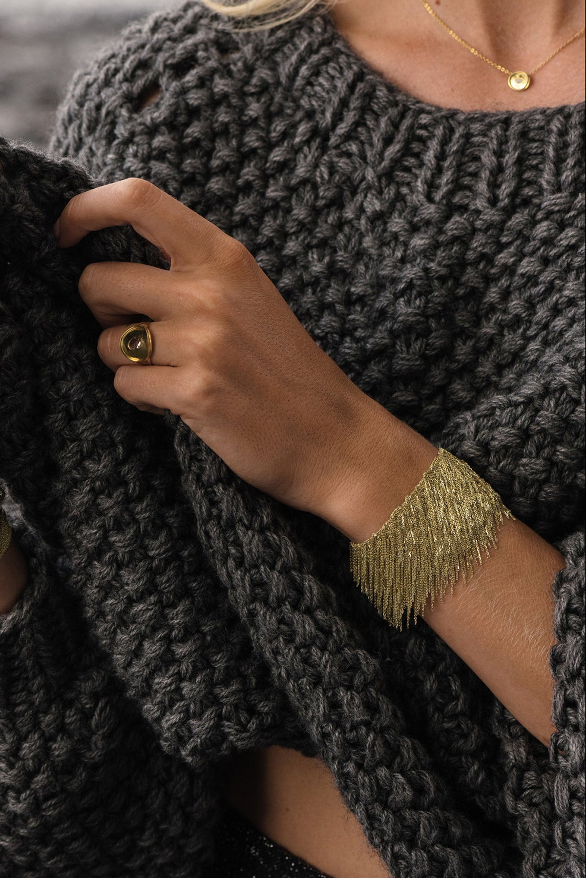 No.705 Gold Bracelet by Marie Laure Chamorel at Abacus Row – Abacus Row ...